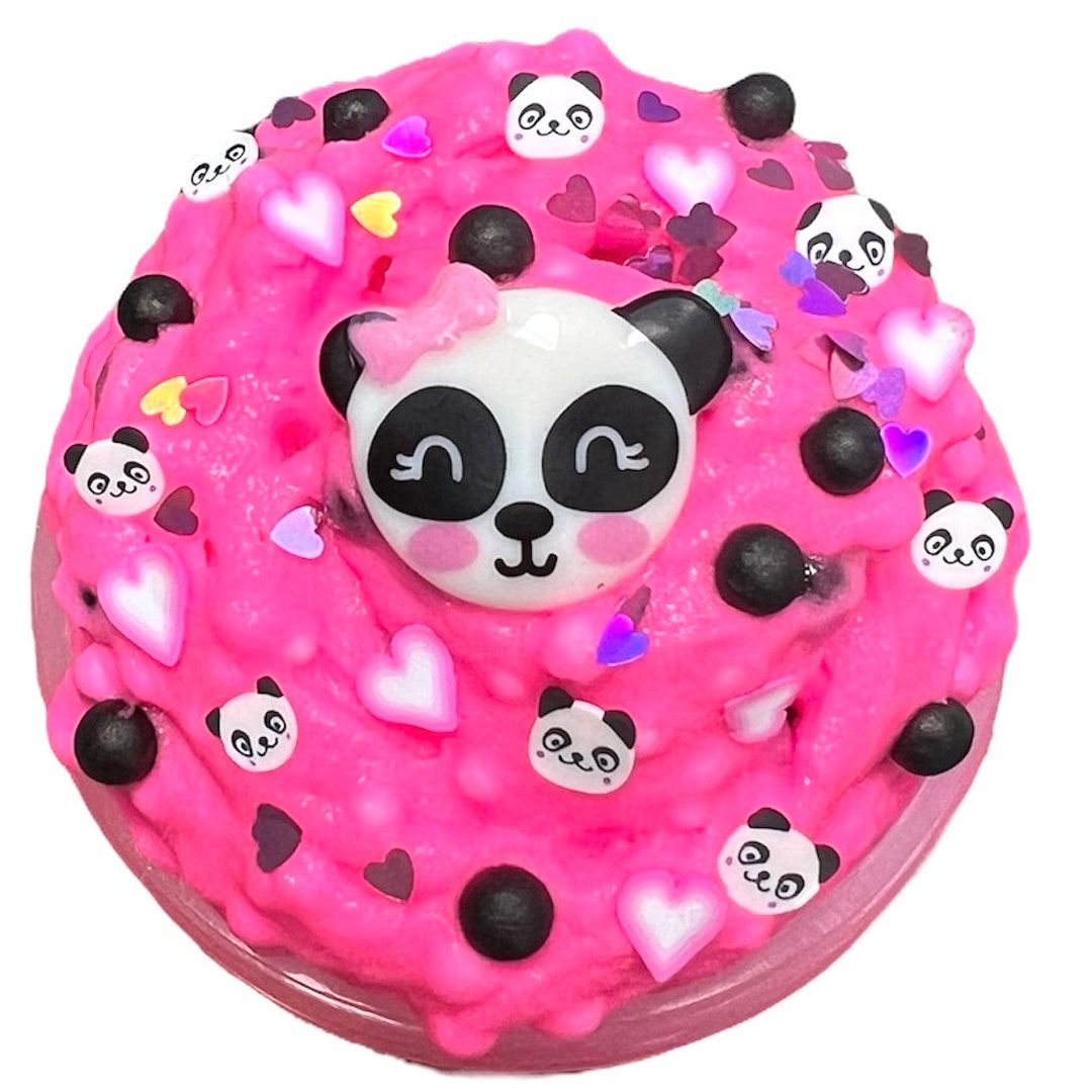 Pinky Panda Sizzle Puff Crunch Cotton Candy Slime - Etsy