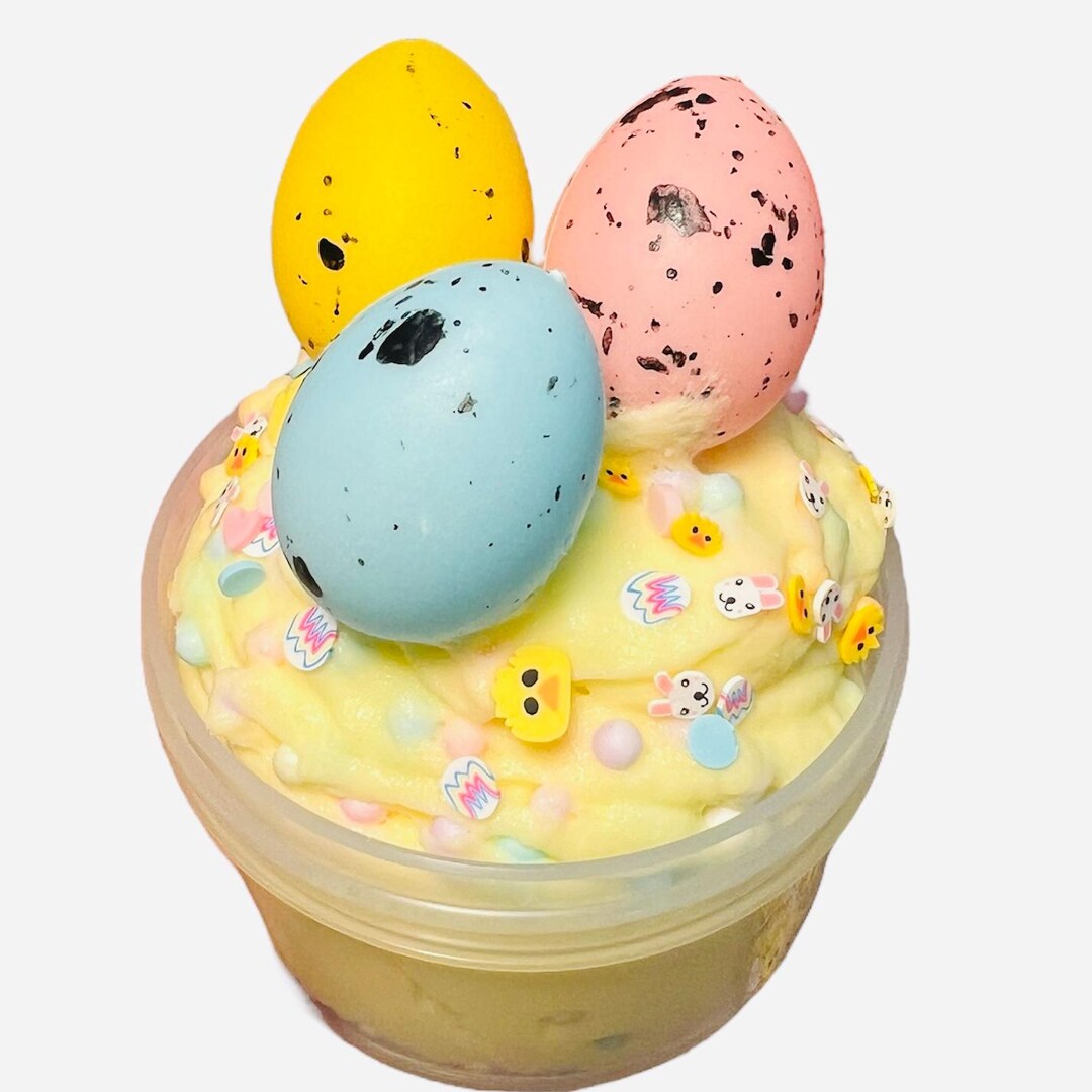 Easter Egg Hunt Crunch Cream Cloud Cream Crunch Easter SLIME - Etsy