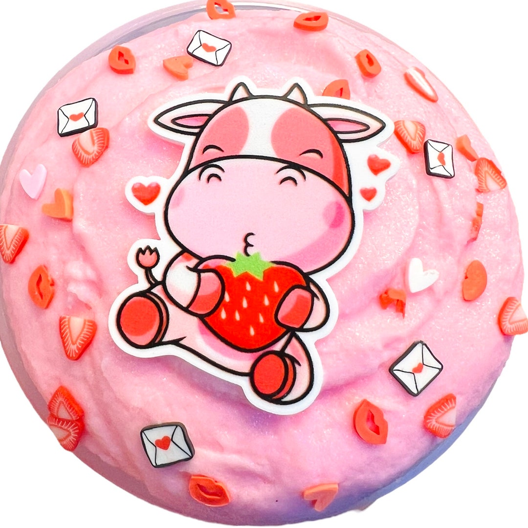 Cow Kisses Cloud Cream Valentine Slime - Etsy