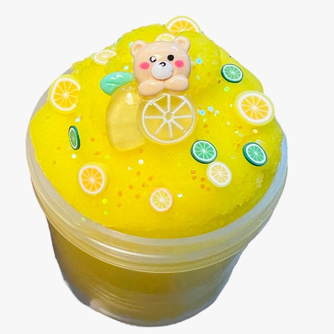Lemon Sherbet Icee Slime Fruit Slime - Etsy