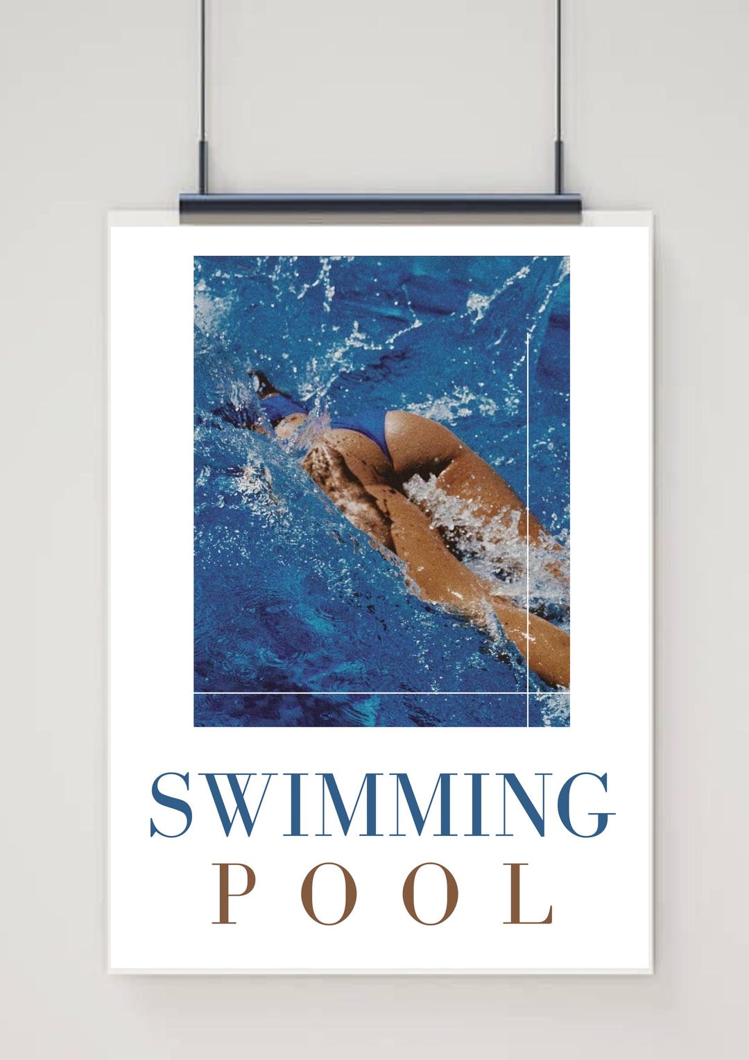 Decorative Poster “SWIMMING POOL” — N•011 - Etsy