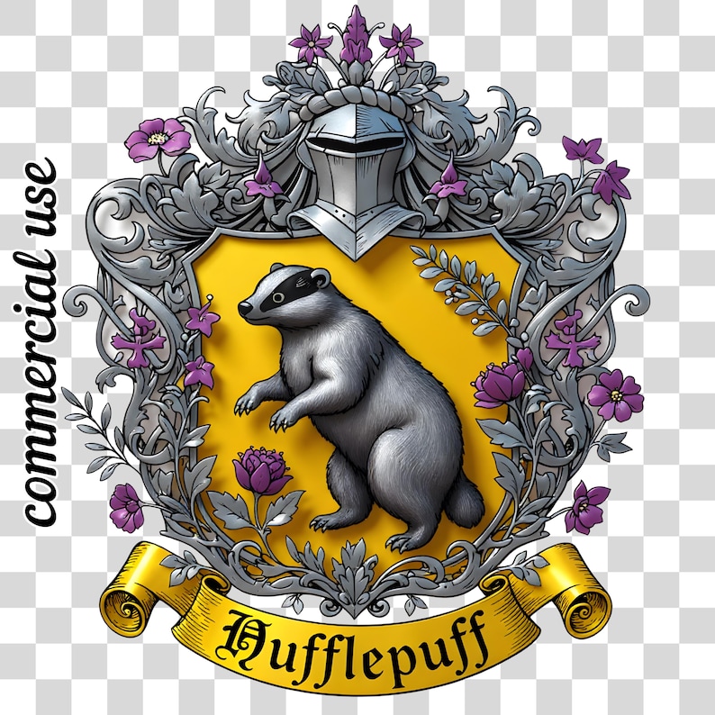 School of Wizardry House Crests | PNG Emblems | Printable Design ...