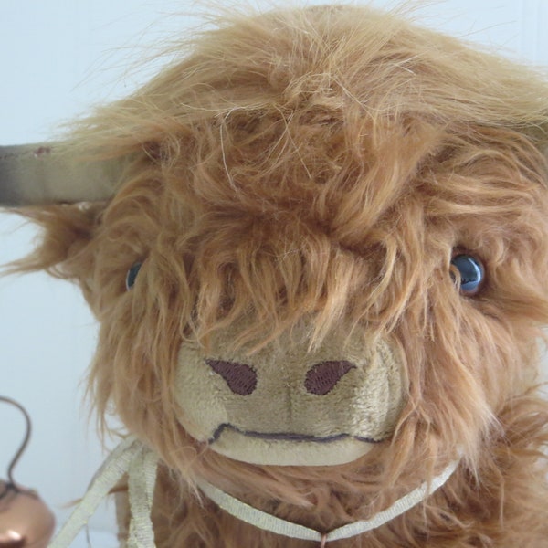 Stuffed Highland Cow Plush - Etsy