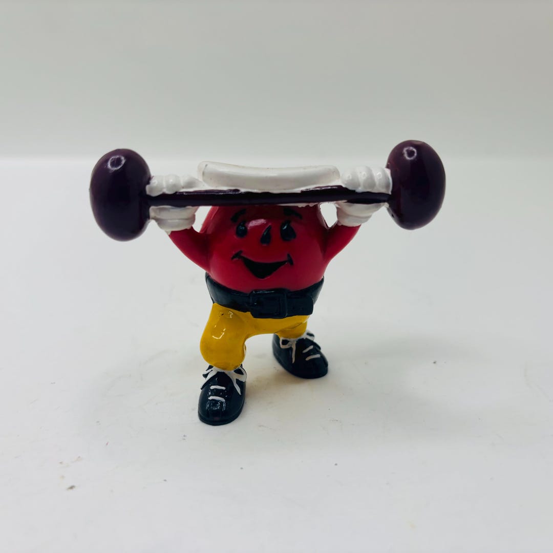 Kool-aid Man Weightlifting PVC Kraft General Foods Vintage Figure - Etsy