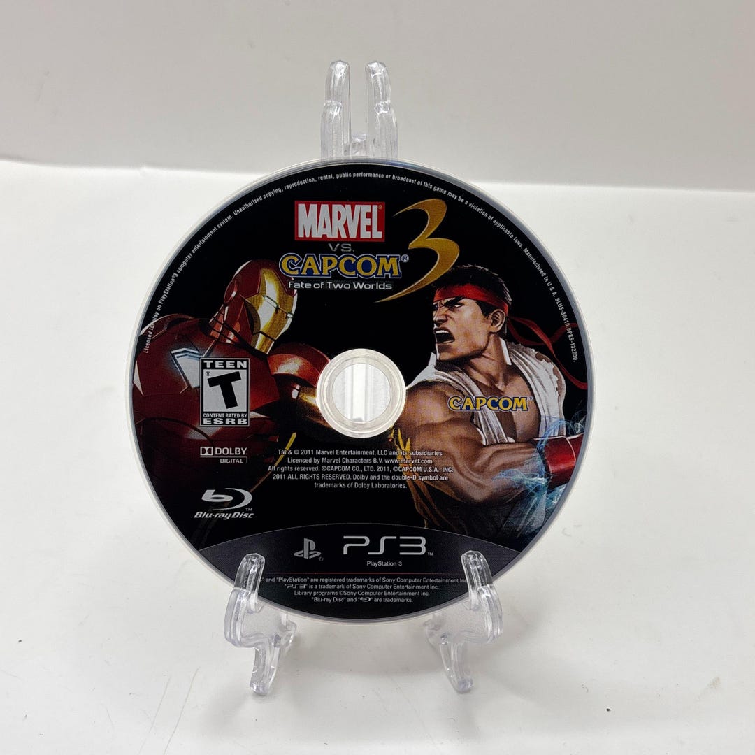 Marvel Vs. Capcom 3: Fate of Two Worlds PS3 (sony Playstation 3, 2011 ...