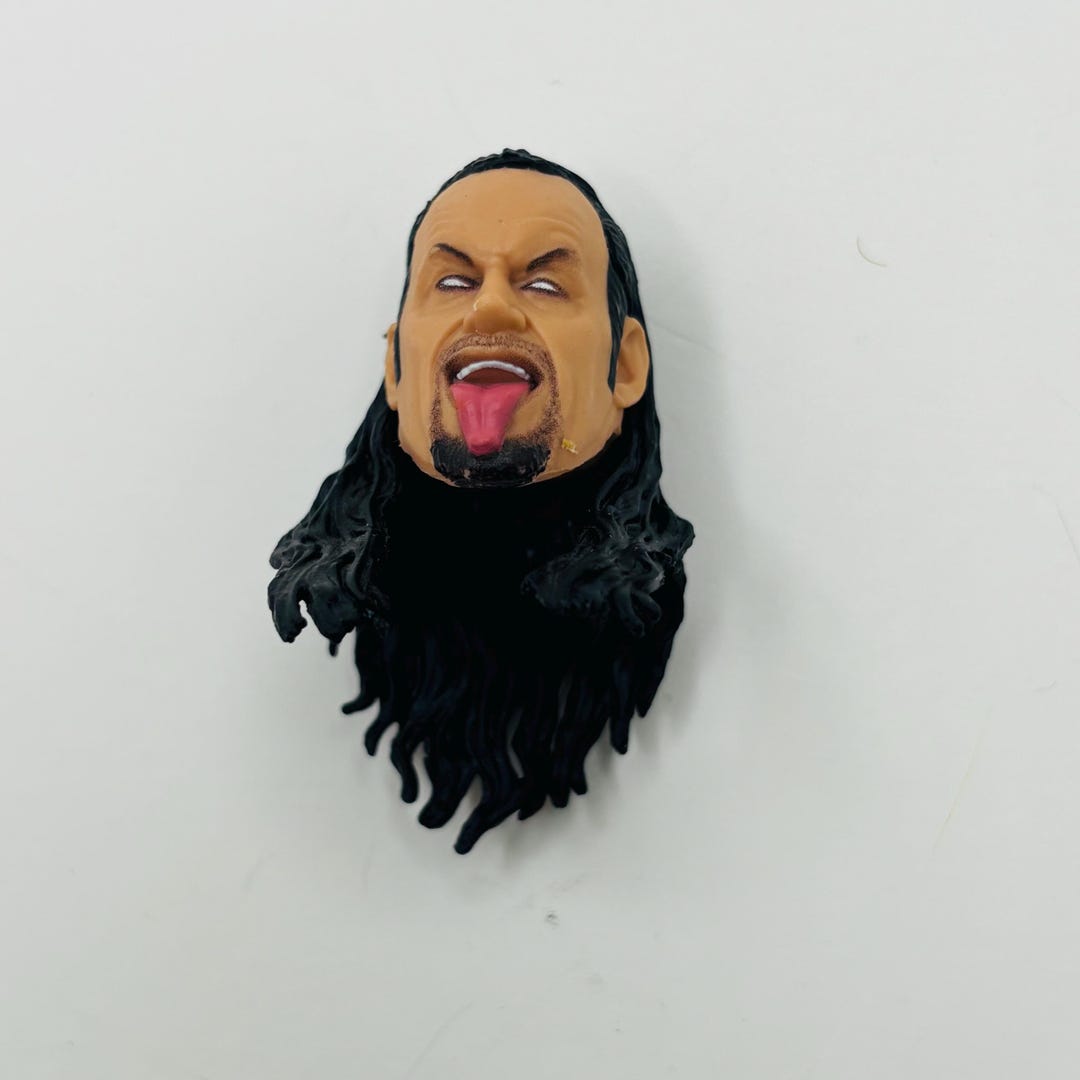 WWE Ultimate Edition Undertaker Figure Tongue Out Head Fodder Accessory ...