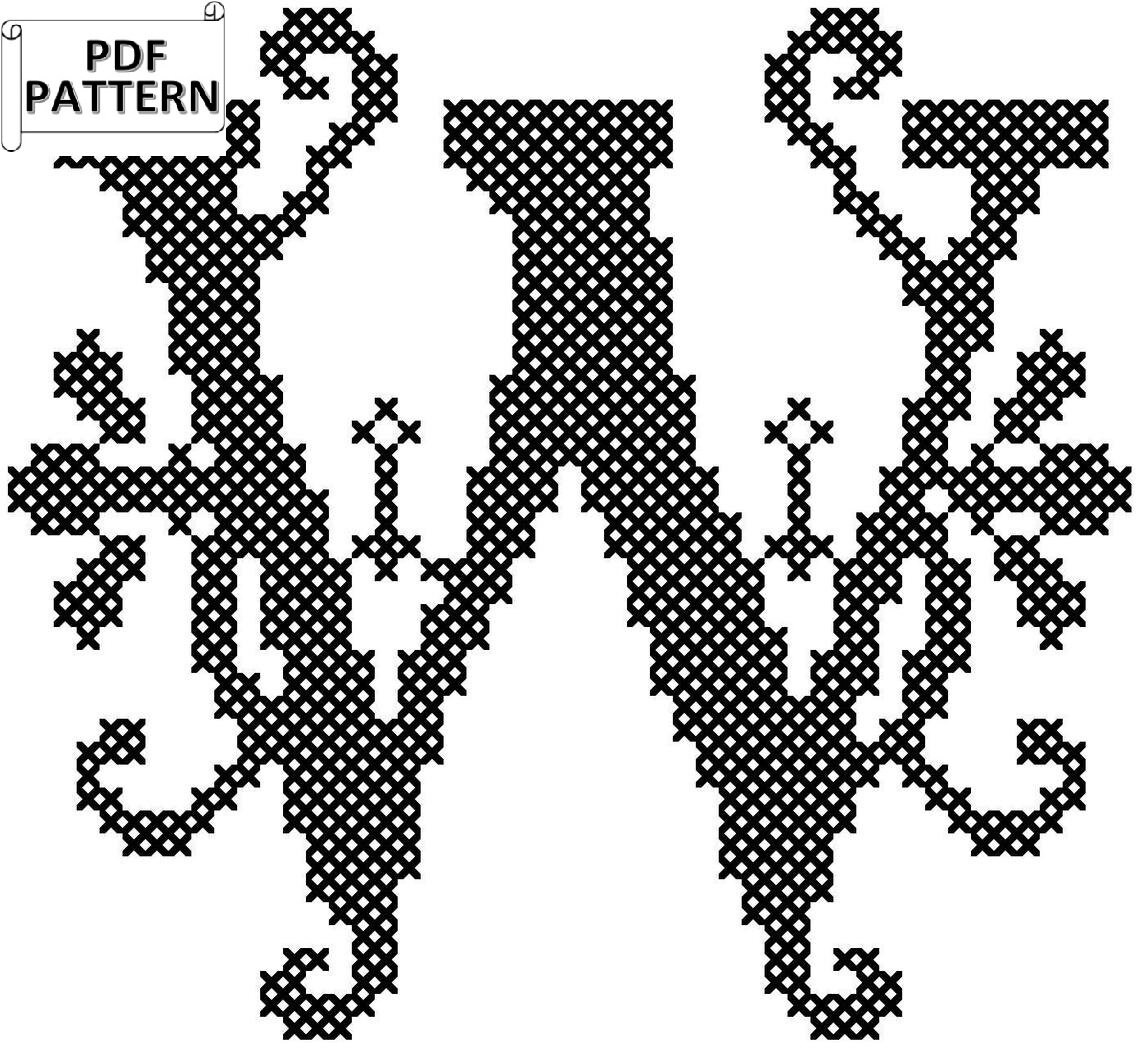 Modern Monogram Ornate Letter W Alphabet Automatic Digital - Etsy