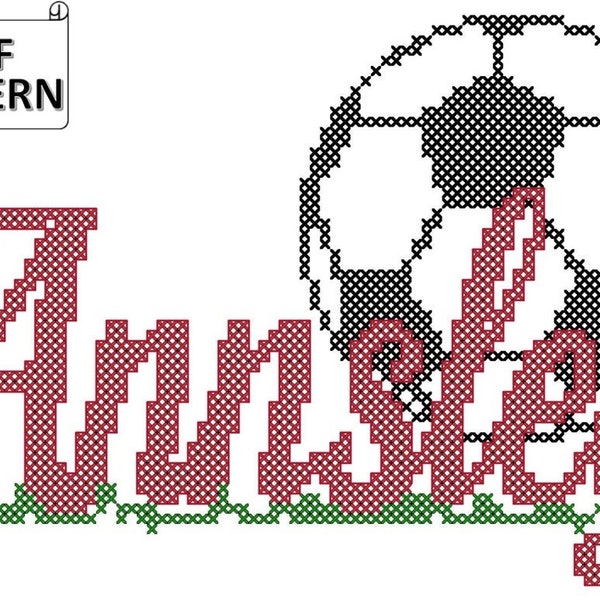 Soccer Ball Cross Stitch Pattern - Etsy