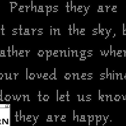 Perhaps They Are Not Stars Cross Stitch Pattern Sympathy - Etsy