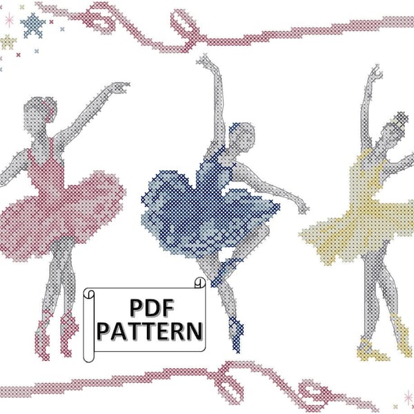 Dancer Cross Stitch - Etsy