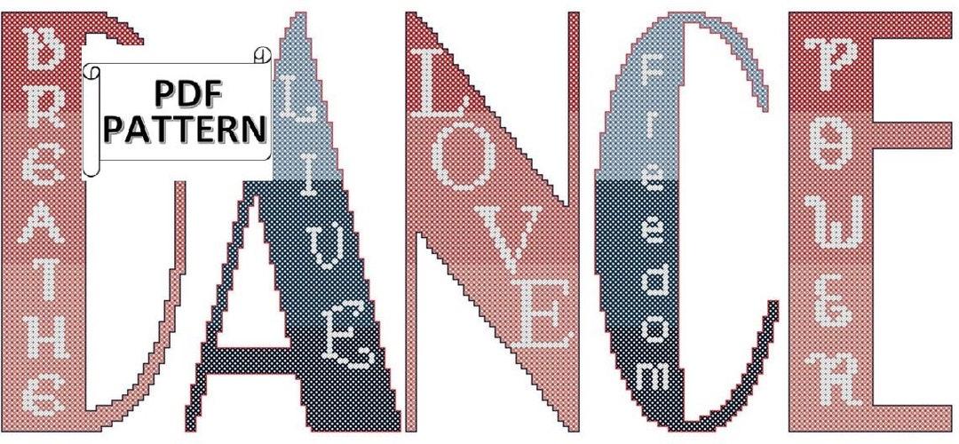 Dance Cross Stitch Pattern, Ballet Cross Stitch Pattern, Modern Dance ...