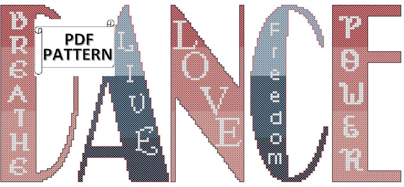 Dance Cross Stitch Pattern Ballet Cross Stitch Pattern - Etsy