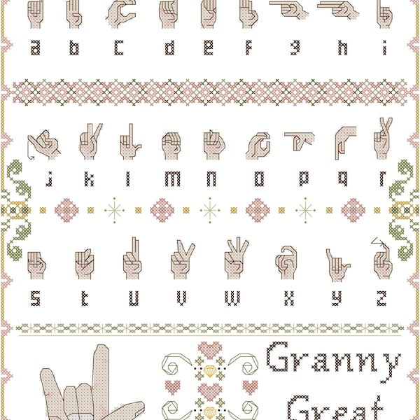 Cross Stitch Pdf Pattern - Etsy