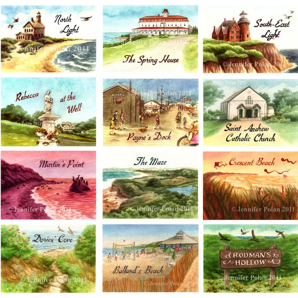 Island Postcard - Etsy