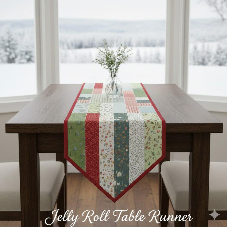 Riley Blake Magical Winterland Rolie Polie – 2.5" Strips – 40 Precut ...