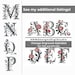 Dark Academia Alphabet SVG PNG, Vintage Engraved Letters, Gothic ...
