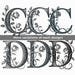 Dark Academia Alphabet SVG PNG, Vintage Engraved Letters, Gothic ...