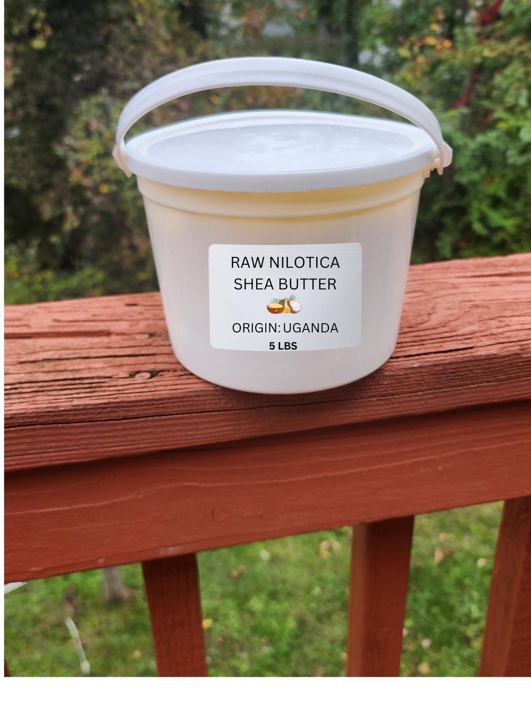 5 Lbs Unrefined Nilotica Shea Butter, East African Shea Butter, Organic ...