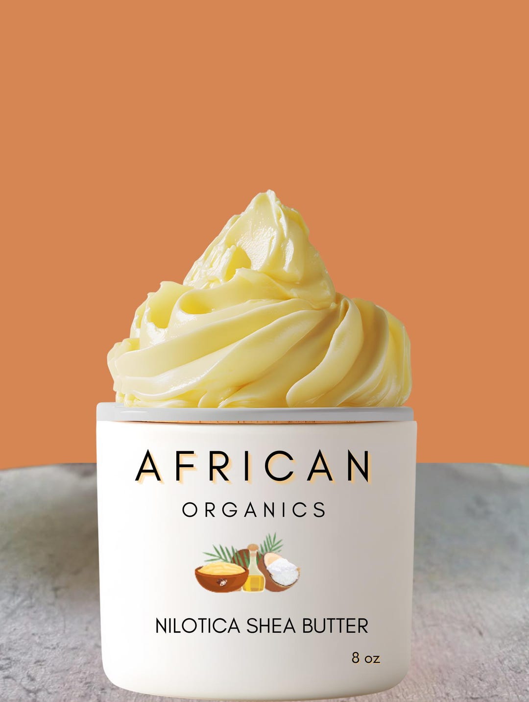 Raw Nilotica Shea Butter, Organic Unrefined Moisturizer, East African ...