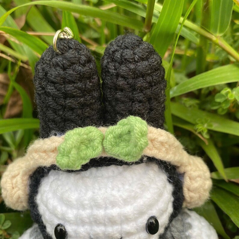 Handmade Crochet Bunny Miffy Keychain | Cute Amigurumi Rabbit Plush ...