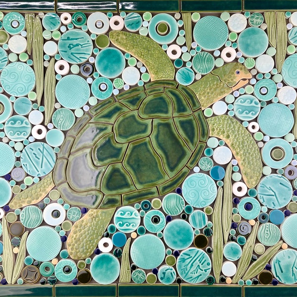 Turtle Shower Tile - Etsy