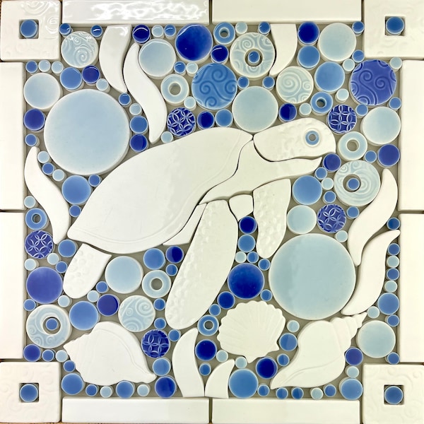 Sea Turtle Mosaic - Etsy