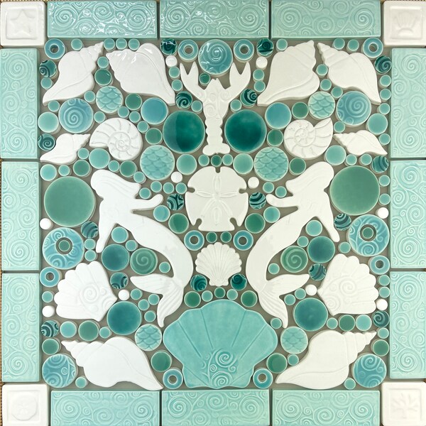 Mermaid Tile - Etsy