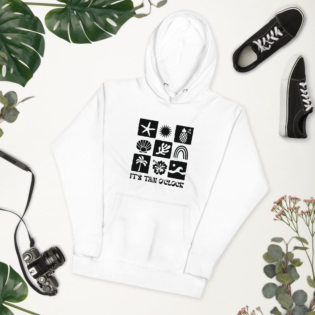 Its Tan Oclock Hoodie, Ocean Lover Sweatshirt, Marine Life Tee, Sea ...
