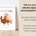 Cutest Little Turkey Handprint Craft | Thanksgiving Keepsake Printable ...