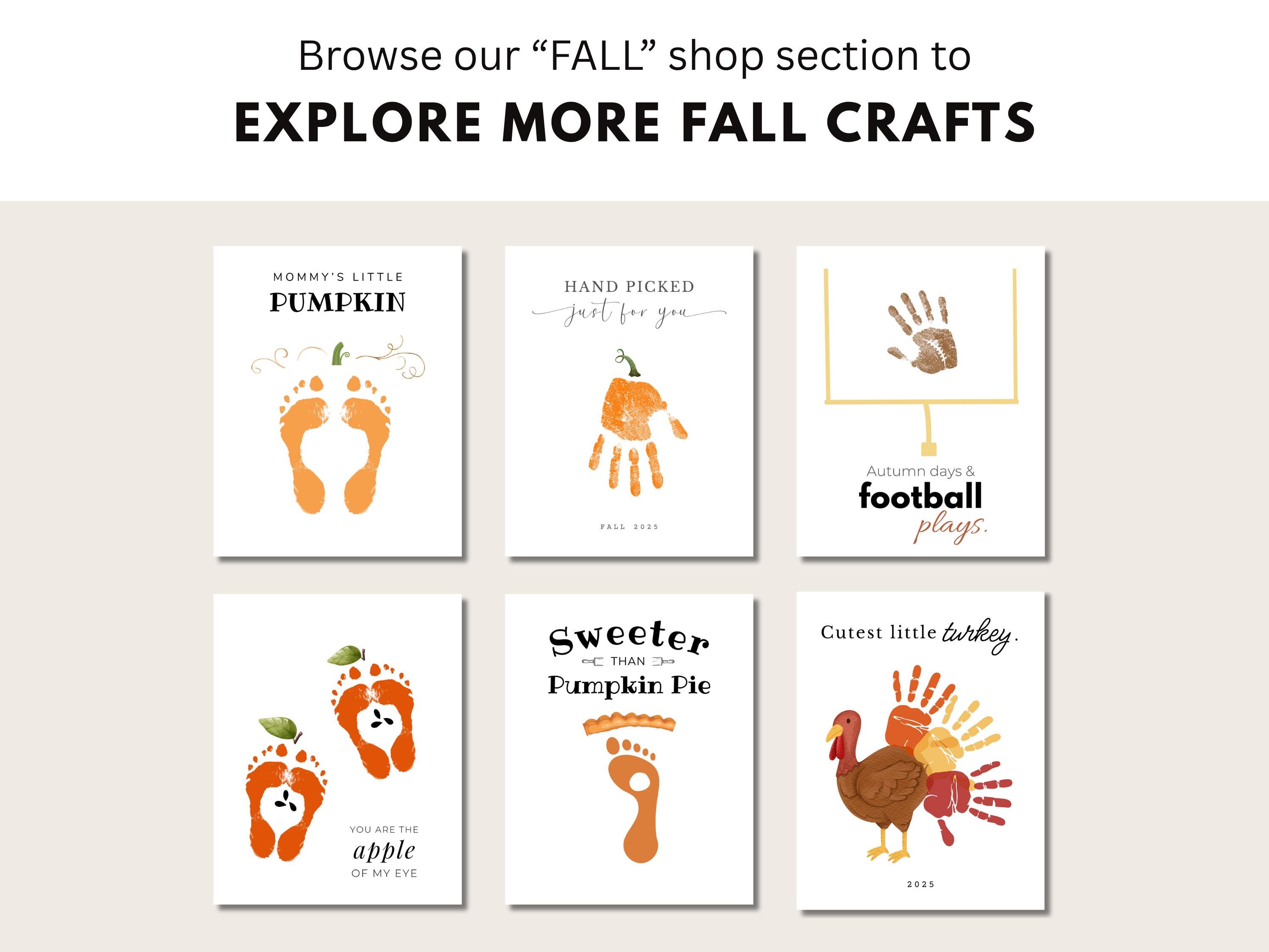 Fall Acorns Toddler Handprint Craft | Easy Toddler Fall Craft | Fall ...
