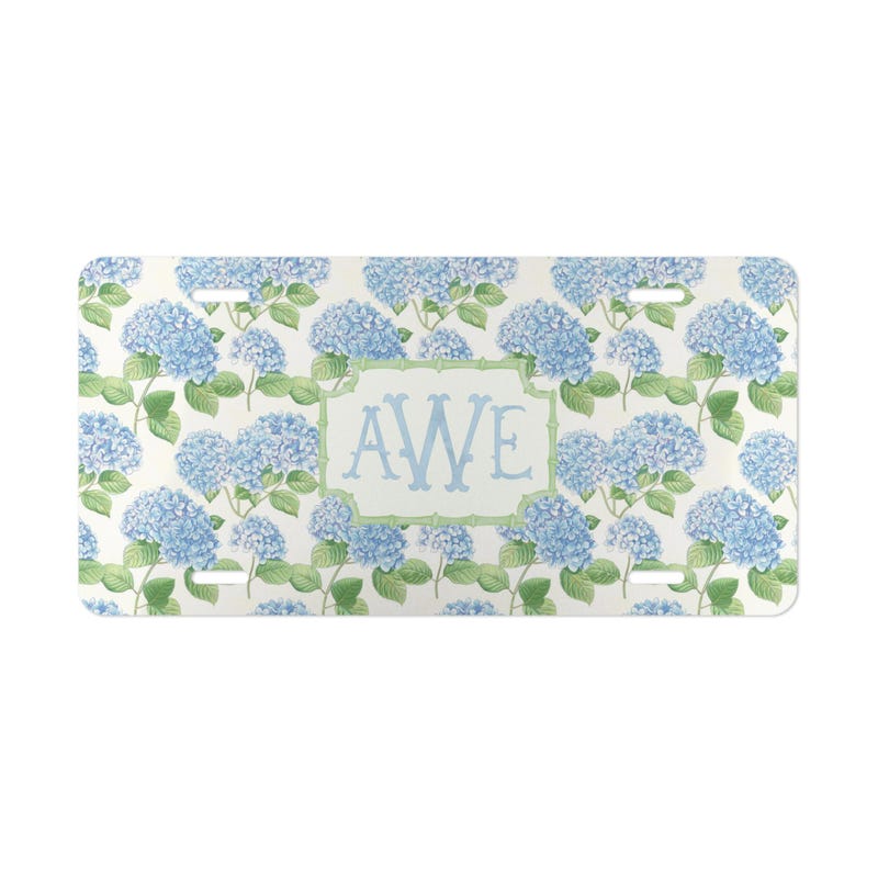 Blue Hydrangeas Plate - Etsy