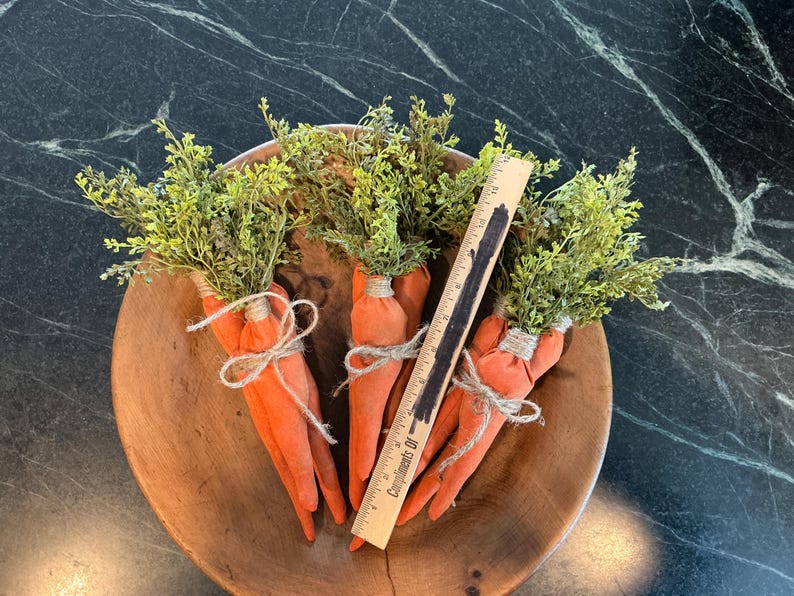 Primitive Aged Carrot Bunches. - Etsy