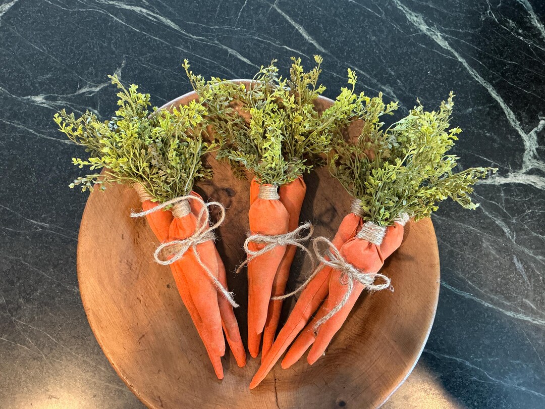 Primitive Aged Carrot Bunch. - Etsy