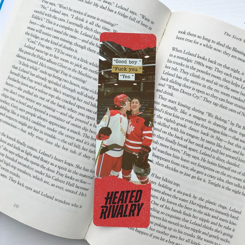 Heated Rivalry Book Marks - Etsy