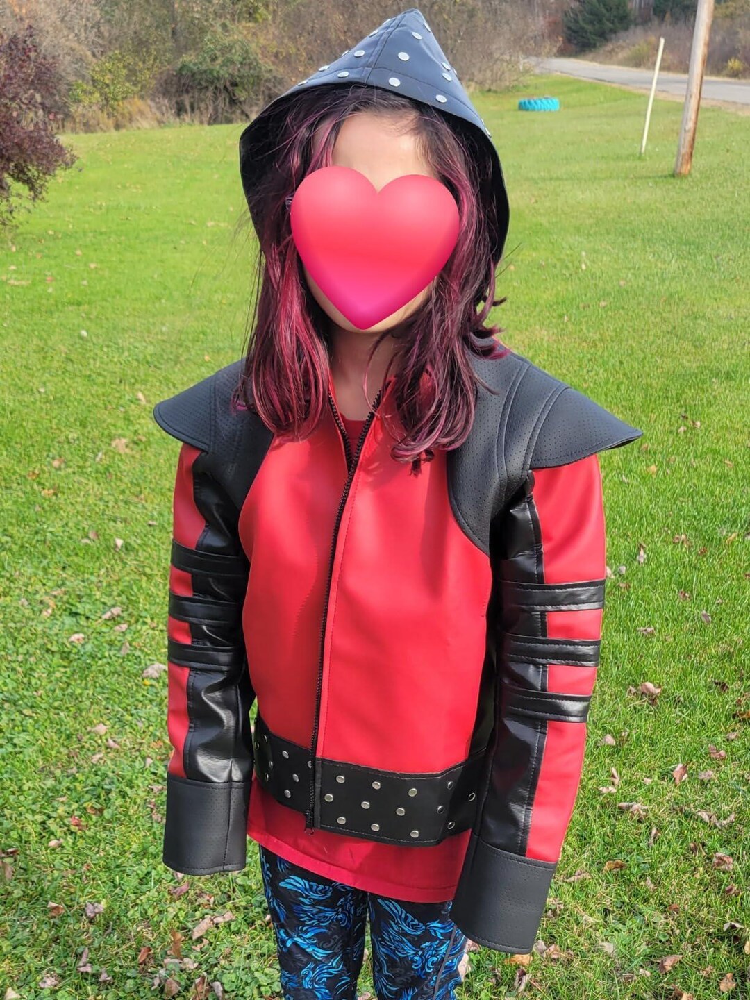 Descendants 4 the Rise of Red Jacket for Girls - Kylie Cantrell Leather ...