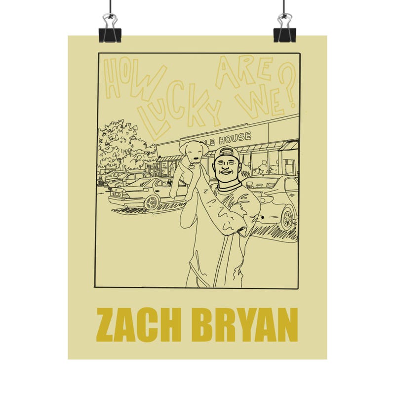 Zach Bryan Poster - Etsy