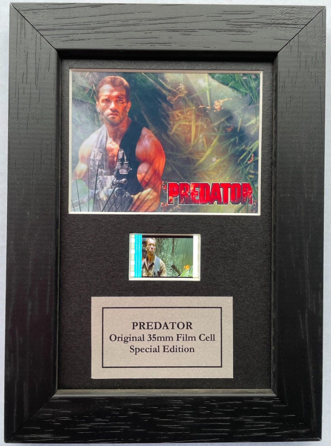 Hand Crafted Display Featuring Original Mini Film Cells for PREDATOR ...