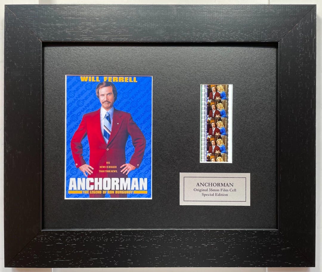 Hand Crafted Display Featuring Original 35mm Film Cells for an ...