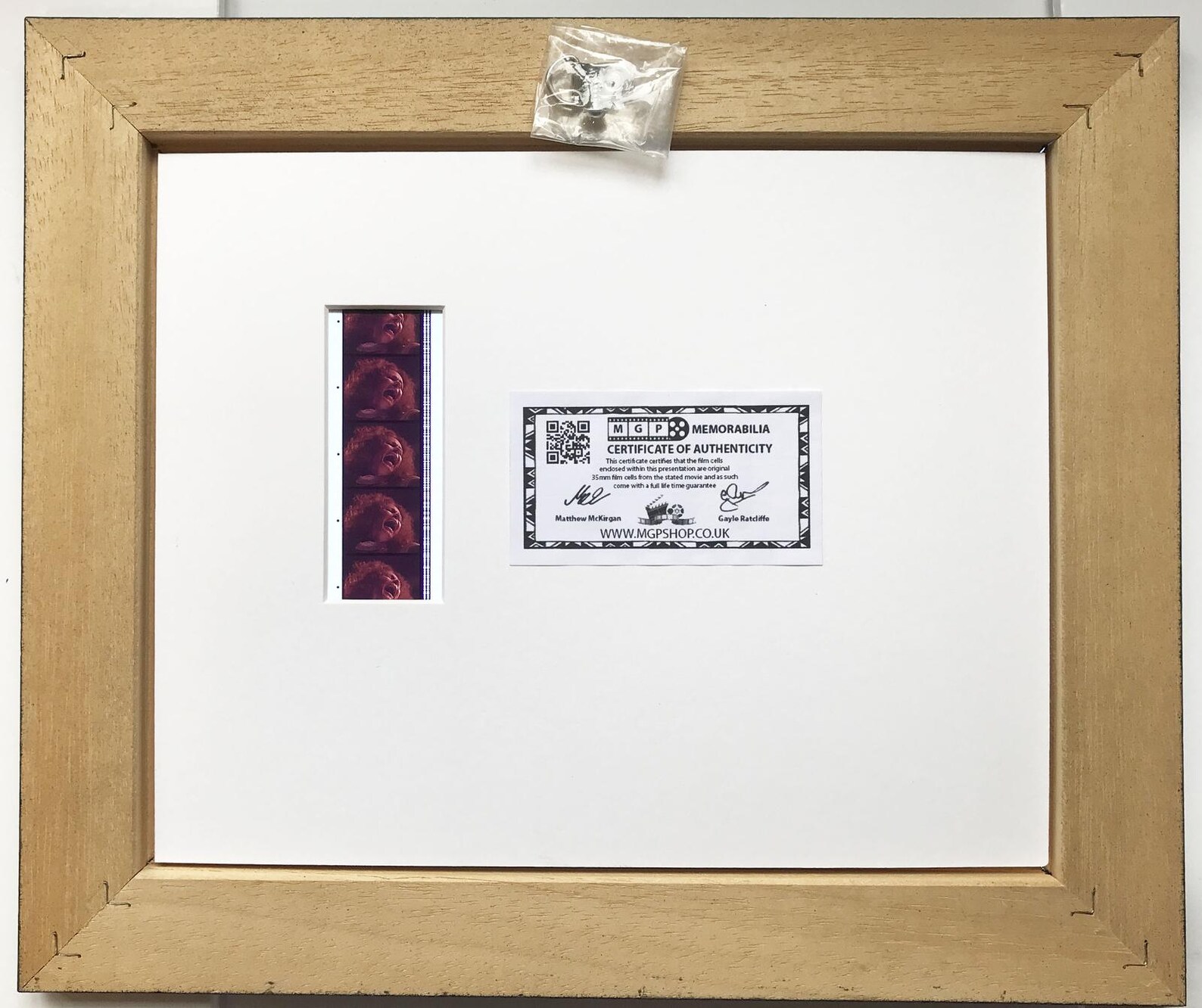 Hand Crafted Display Featuring Original Film Cells for a CARRIE of 1976 ...