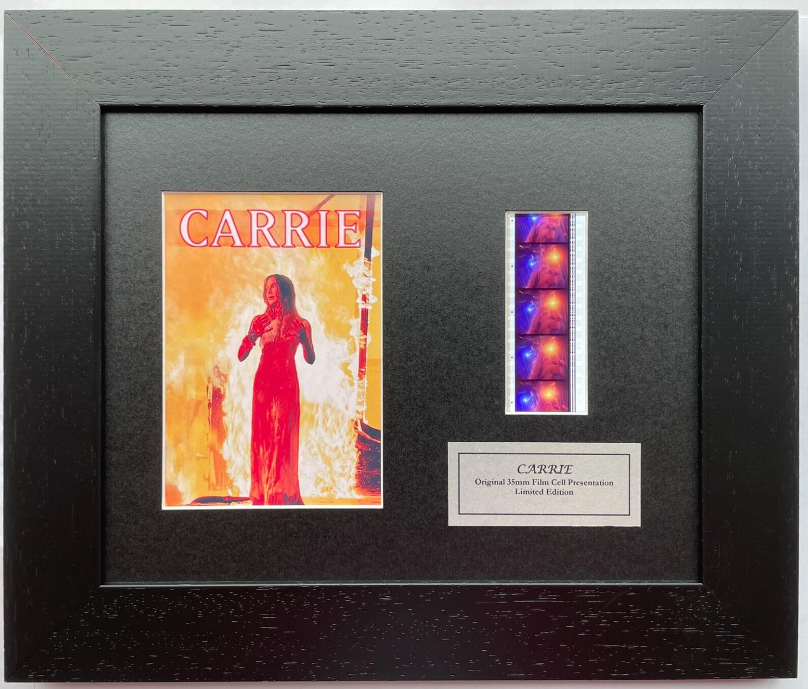 Hand Crafted Display Featuring Original Film Cells for a CARRIE of 1976 ...