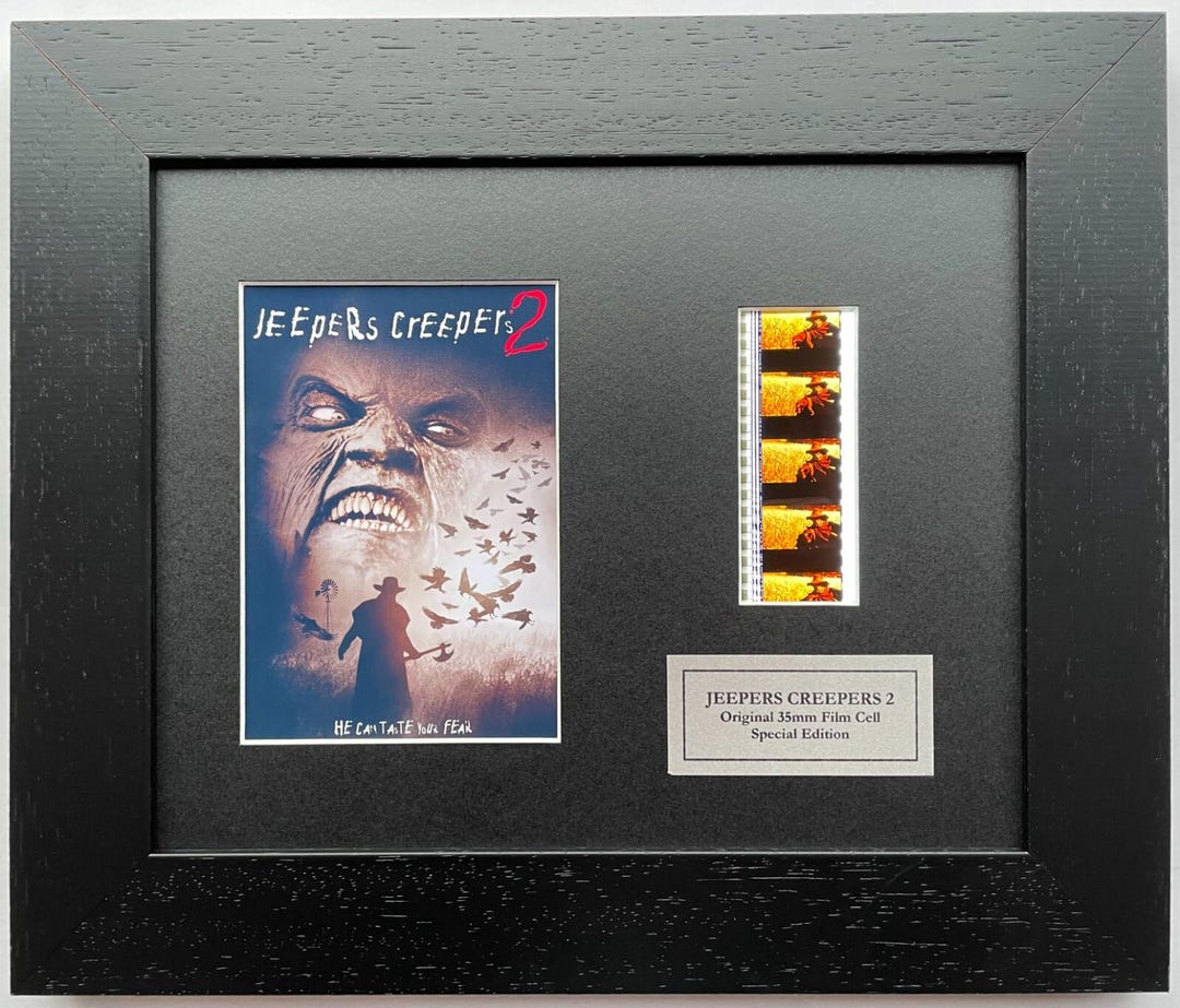 Hand Crafted Display Featuring Original Film Cells for JEEPERS CREEPERS ...