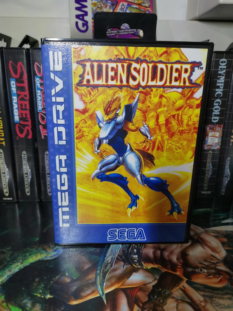 Alien Soldier PAL Custom Megadrive Pal Game Perfect - Etsy