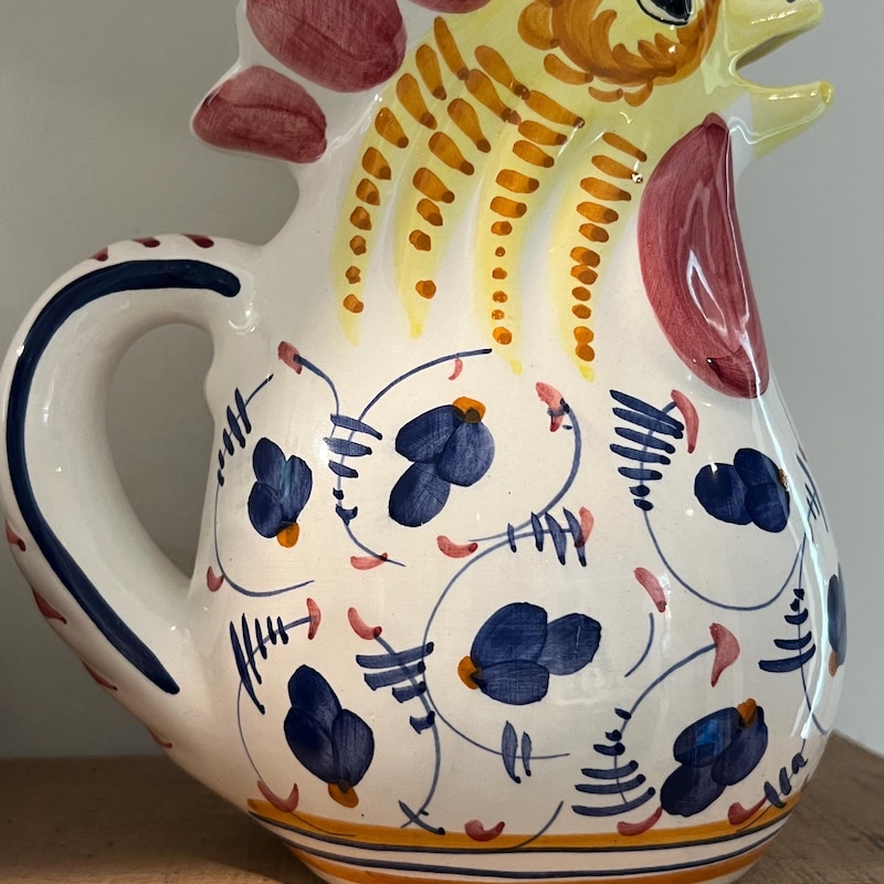Vintage Hand Painted Jugs - Etsy