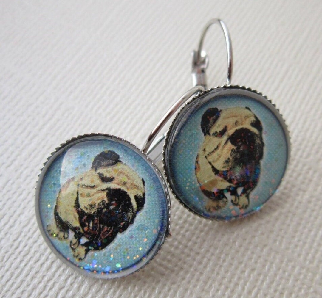 Big Bully Dog Earrings - Etsy