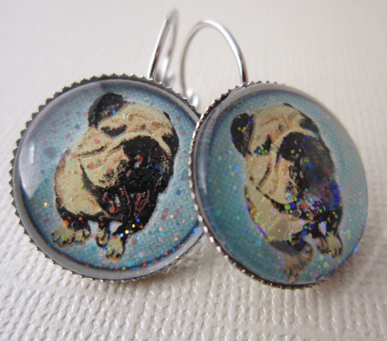 Big Bully Dog Earrings - Etsy