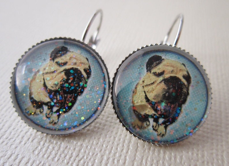 Big Bully Dog Earrings - Etsy