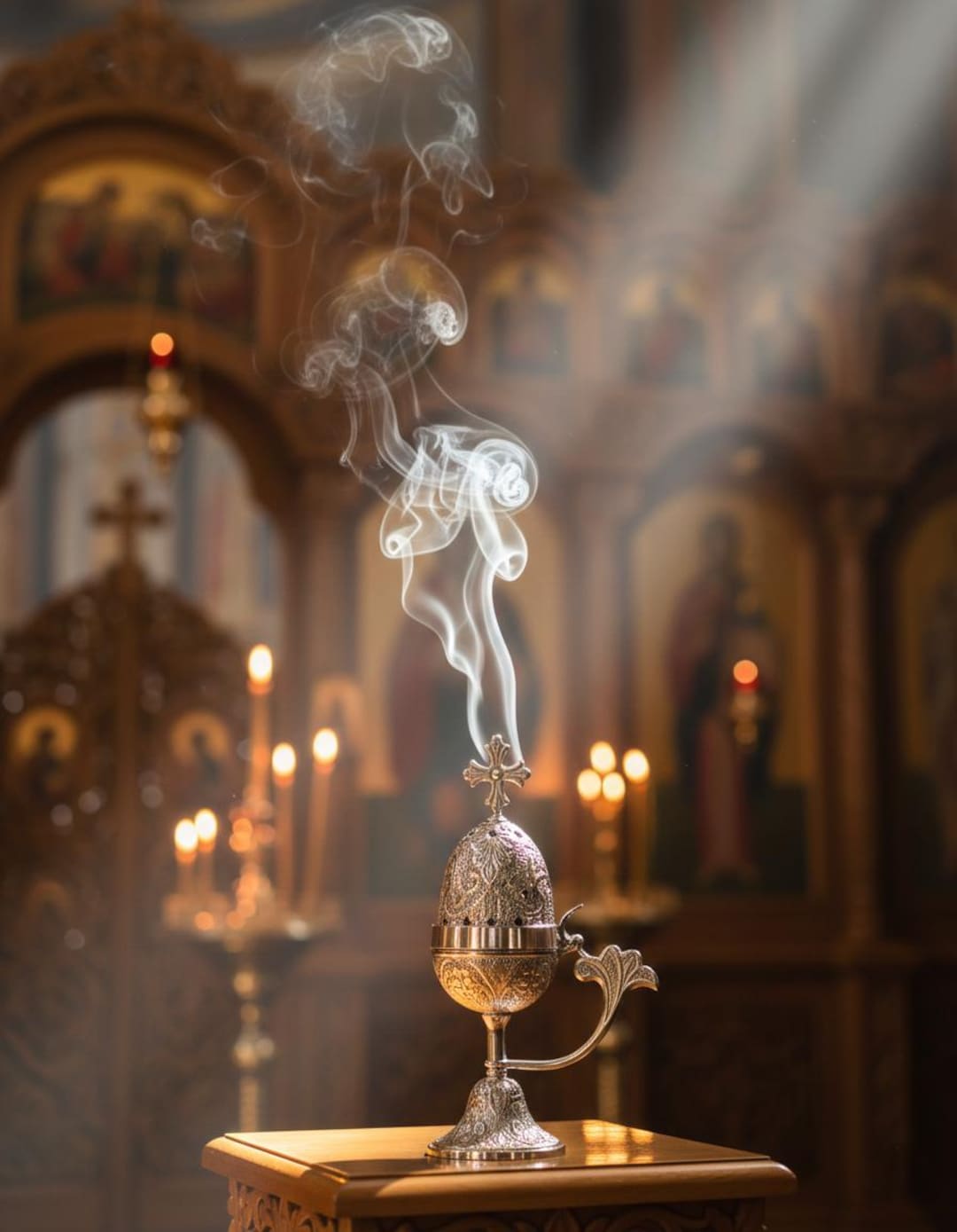 7.5 Inch Large Metal Censer, Greek Orthodox Home Censer, Silver Plated ...
