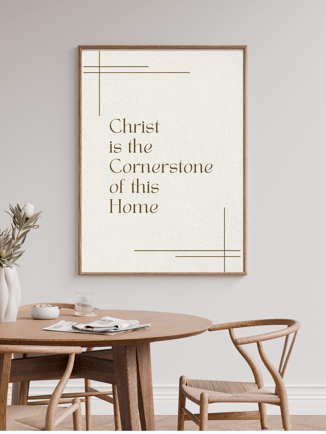 Christ is the Cornerstone of This Home – Christian Wall Art Digital ...