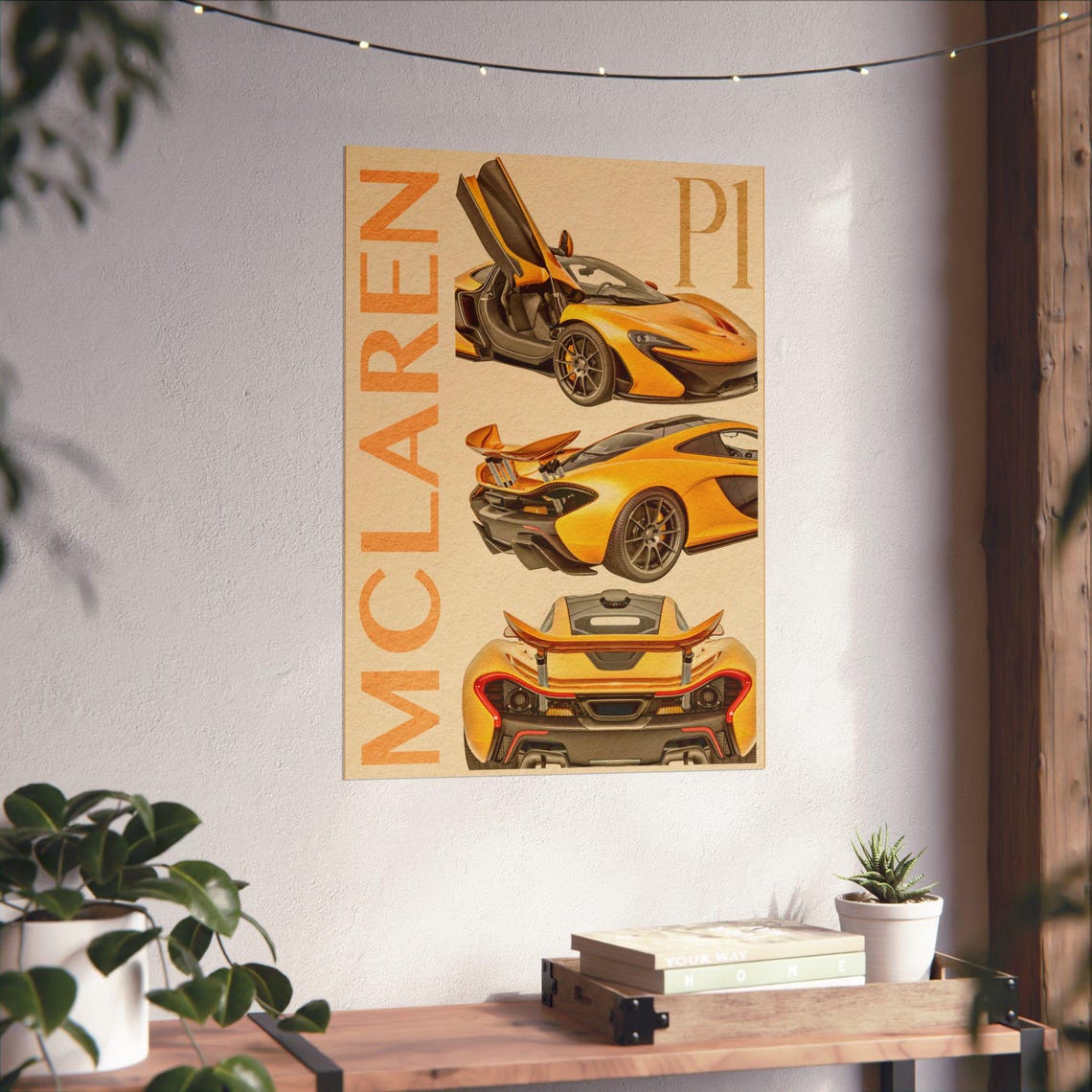 Mclaren P1 Poster Matte Vertical Print | Supercar Wall Art - Etsy
