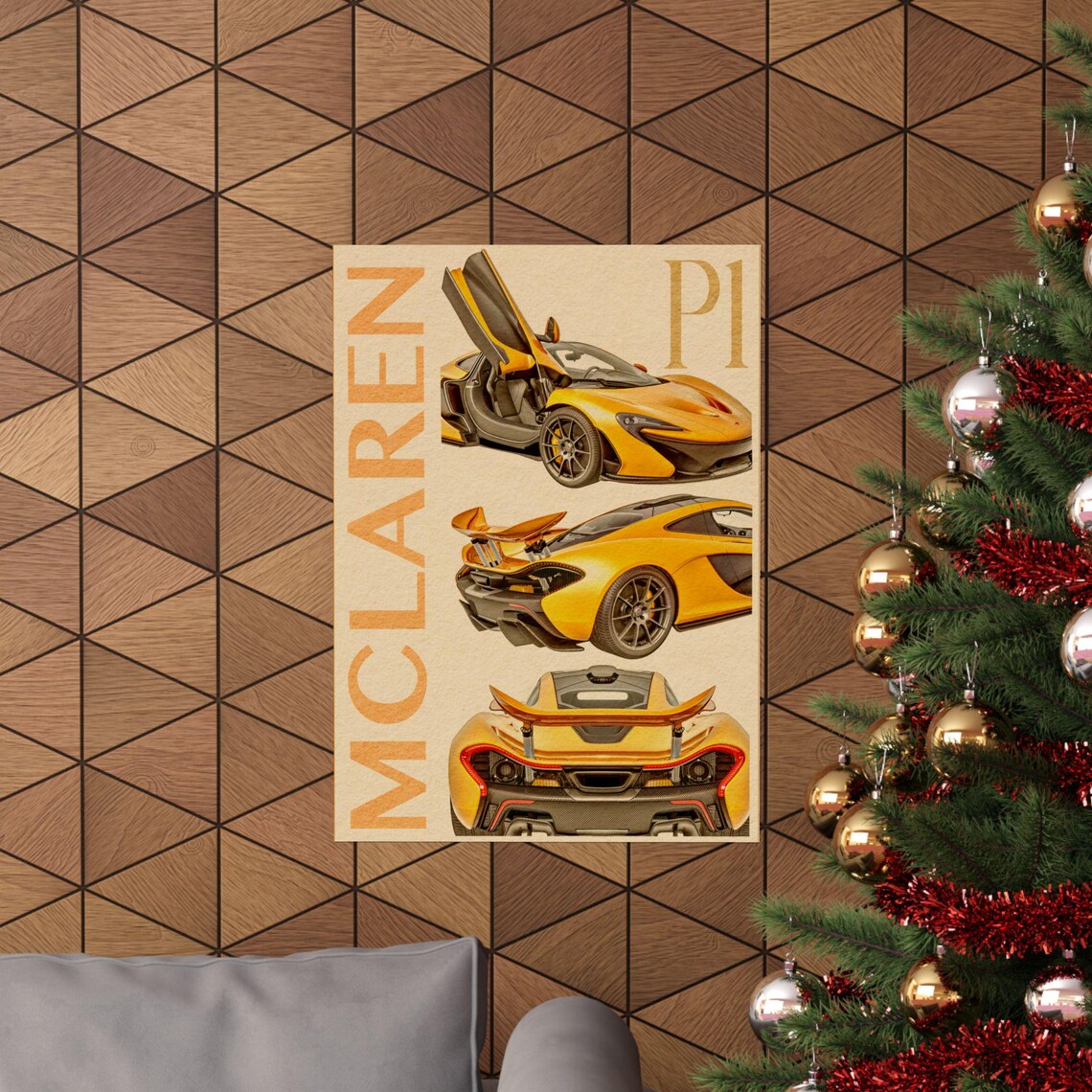 Mclaren P1 Poster Matte Vertical Print | Supercar Wall Art - Etsy